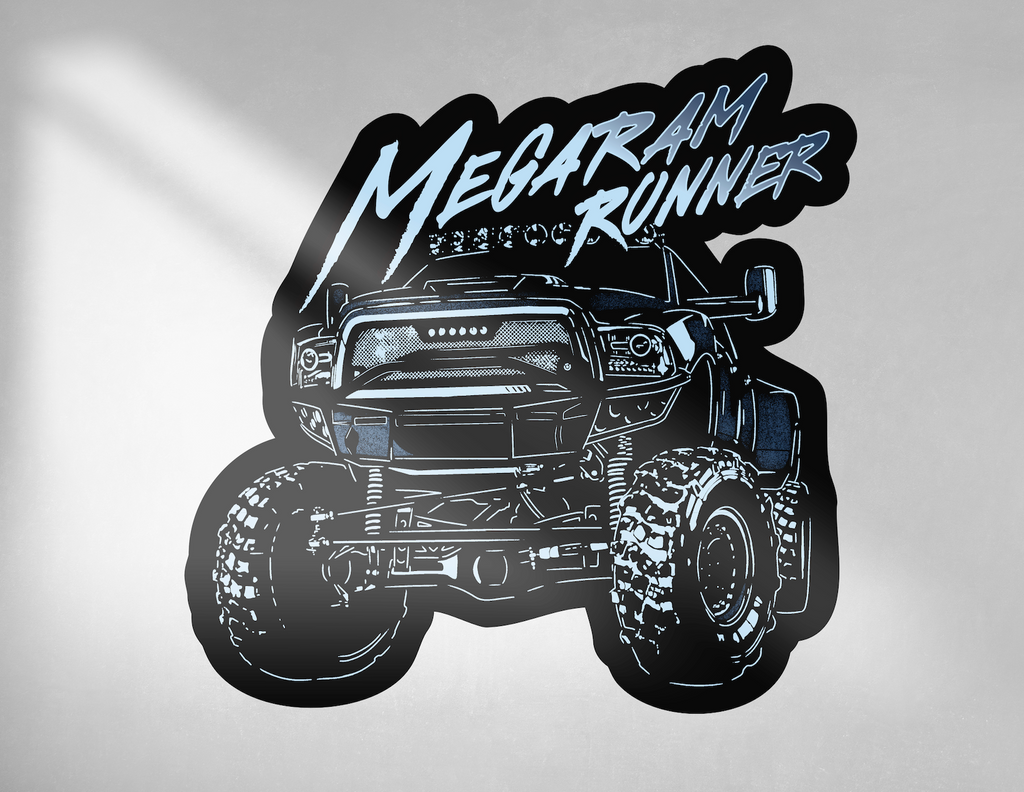 Mega Ram Runner Wall Art – SparksMotors