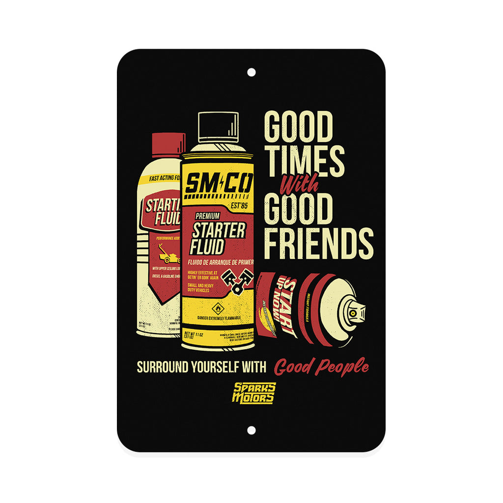Good Friends (Metal Sign) (9 Month Membership) – SparksMotors