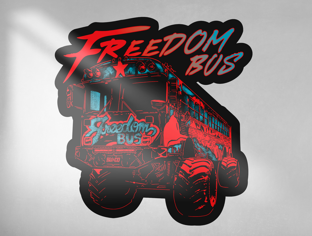 Freedom Bus Wall Art – SparksMotors